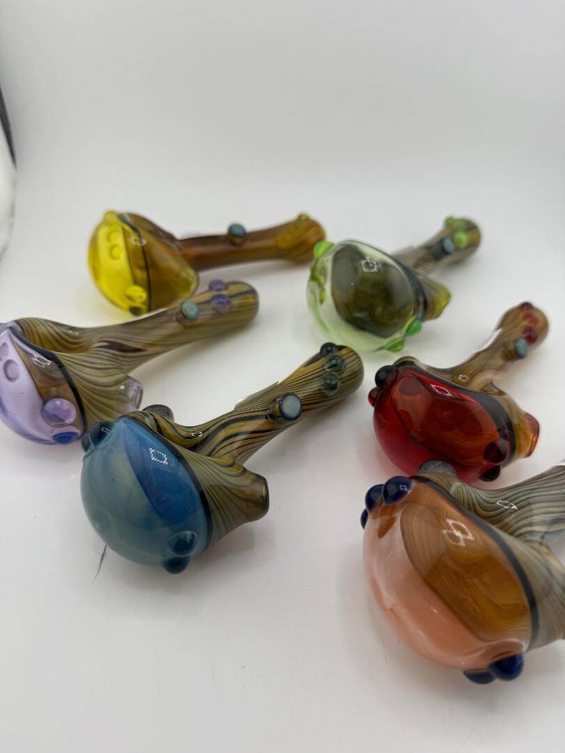 Tay Dubbs Wood Grain Spoon Hand Pipe - Artisan Design – Nikk Drips