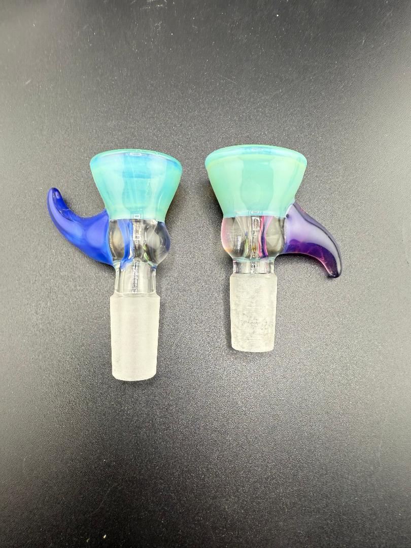Highgrade Glass Teal Martini 14mm Bowl – Nikk Drips