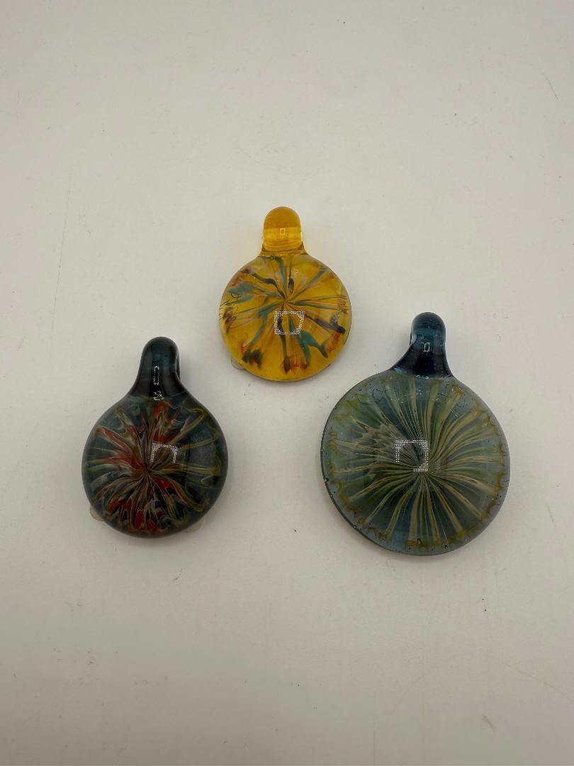 JD Maplesden Glass Pendants - Handcrafted Artistry – Nikk Drips