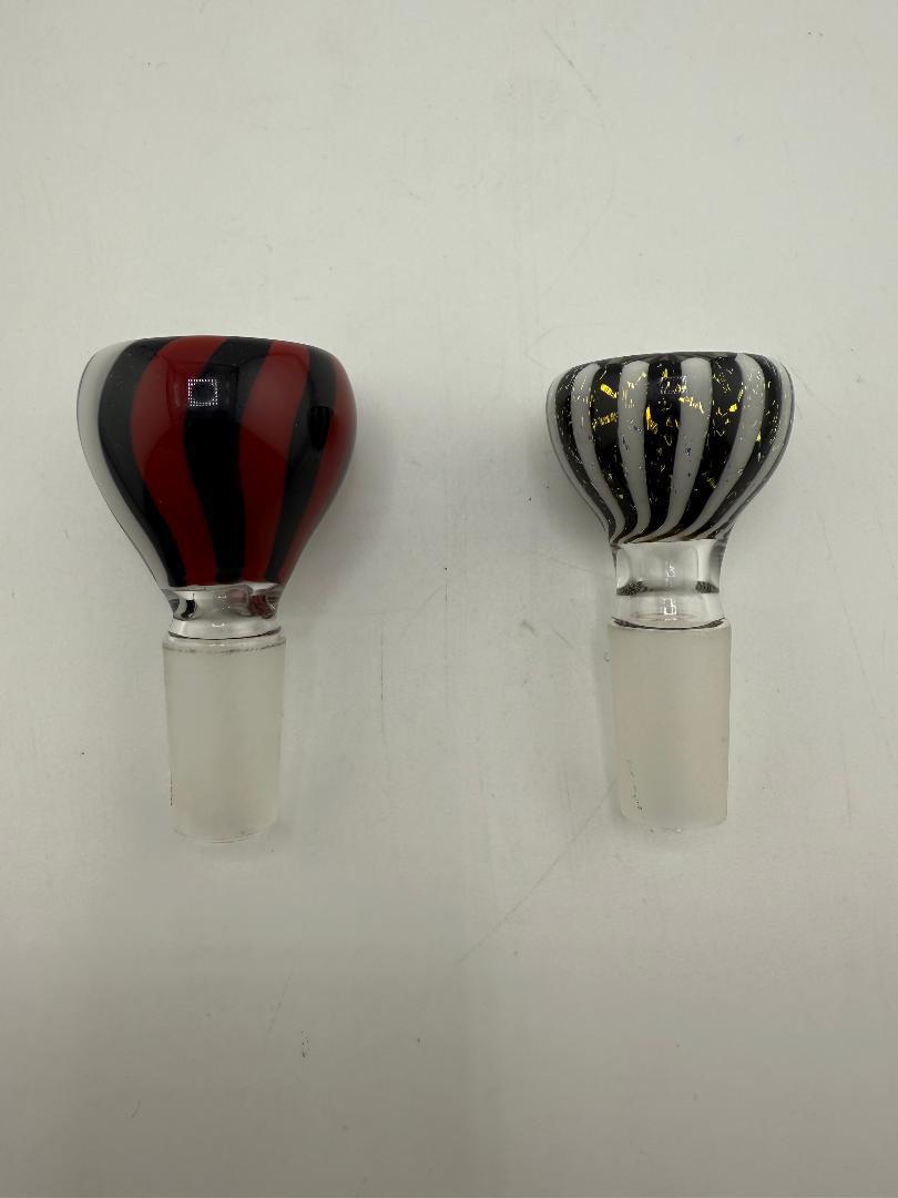 Filla John Lined Worked 14mm Bowl – Nikk Drips