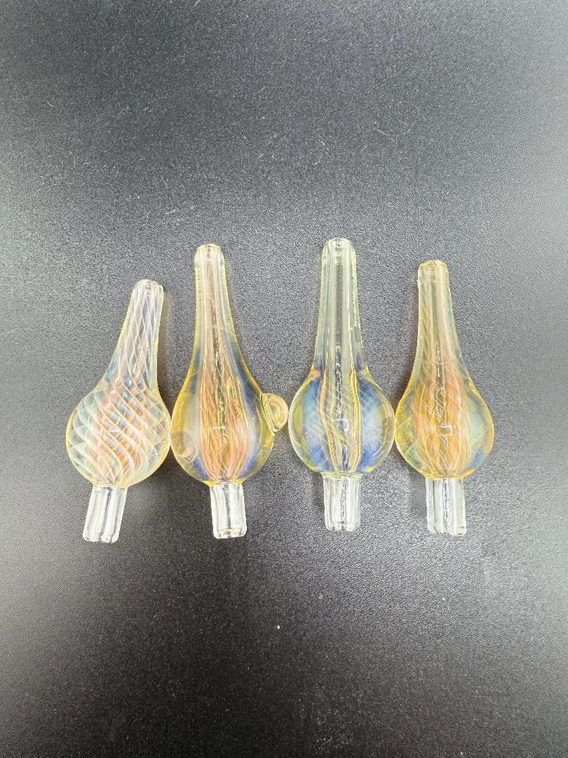 Doc Glass Fumed Bubble Caps – Nikk Drips